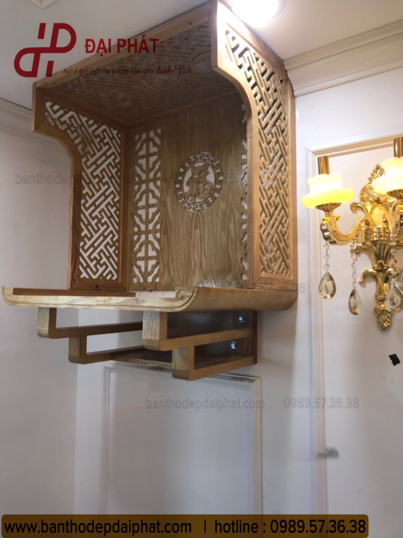 Ban Thờ Treo Tường Đẹp Mẫu TS205